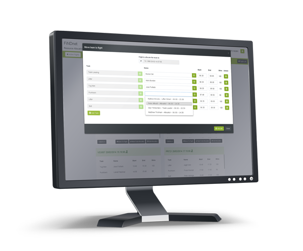 FiNDnet Allocations | Ground Handlers | Damarel Systems