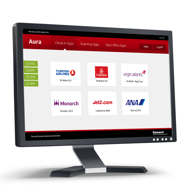 Aura - Airport Common Use System | Damarel Systems